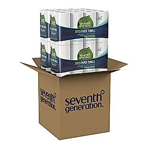 Seventh Generation Paper Towels, 100% Recycled Paper, 2-ply, 8 Count (Pack of 4)