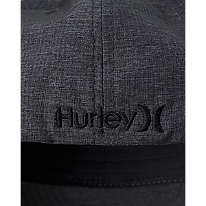 Hurley Men’s Hat – Phantom Flexfit Fitted Baseball Cap, Size Small-Medium, Black