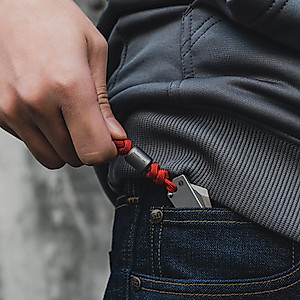 KeyUnity KK03S Small Folding Knife Fixed Blade Knife, Stainless Steel EDC Pocket Knife for men & Women