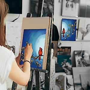 2 Pack Paint and Sip Canvas Painting Kit Pre Drawn Canvas for Painting for adults Stretched Canvas Couples Games Date Night Anniversary Gifts Couple Paint Party Supplies Favor(8x10)