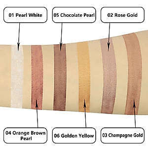 FIBOTY Eyeshadow, Eyeshadow Stick,Eyeshadow Pencil Waterproof, Chocolate Pearl