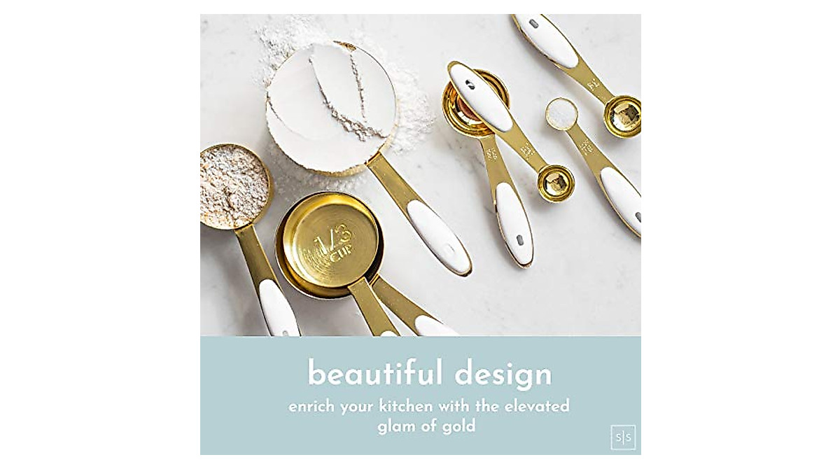 Gold Cooking Utensils Set - 23 Piece Luxe Kitchen Accessory