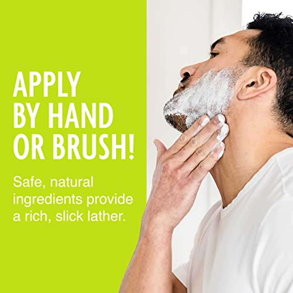 Pacific Shaving Company Natural Shaving Cream - Shea Butter + Vitamin E Shave Cream for Hydrated Sensitive Skin - Clean Formula for a Smooth, Anti-Redness + Irritation-Free Shave Cream (7 Oz, 2 Pack)