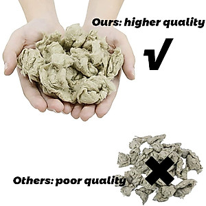 Utheer Glowing Embers for Gas Fireplace, 12 Oz Rock Wool Embers for Vent Free or Vented,Ventless Gas Log Sets, Inserts Indoor Gas Fireplaces