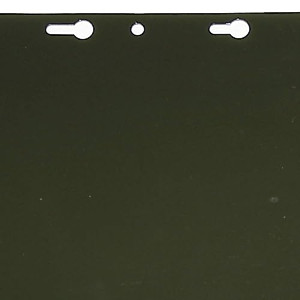Sellstrom Face Shield Replacement Window for 390 Series Safety Face Shields, 8"x16"x 0.04", Uncoated Acetate, Dark Green Tint, S35120