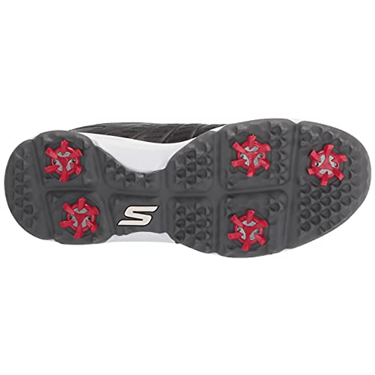 Skechers Women's Go Jasmine Spiked Waterproof Golf Shoe, Black, 8.5