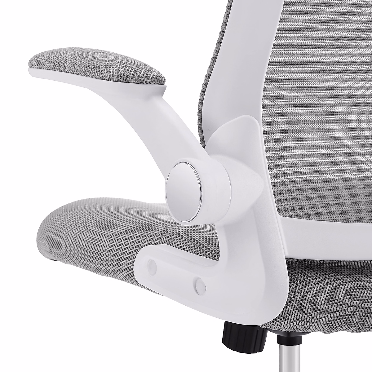 Serta Creativity Ergonomic Mesh Office Computer Desk Chair, Adjustable Armrest with Mid-Back Lumbar Support, Gray