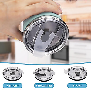 Rommeka Kids Straw Cups, 6 Pack 12oz Sippy Cup With Silicone Sleeve Spill Proof, Stainless Steel Cups with Lids and Straws for Kids Girls Boys and Adults