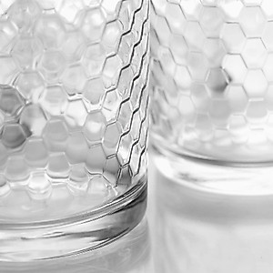 Circleware Paragon Heavy Base Highball Drinking Glasses Tumblers, Huge Set of 8 Kitchen Entertainment Ice Tea Beverage Cups Glassware for Water, Juice, Beer and Bar Decor Gift, 15.7 oz, 15.7 oz, Clear