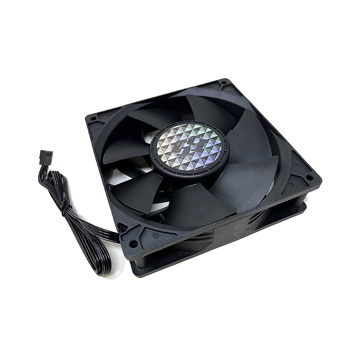 Bgears b-Blaster 140x38 (PWM Version) Extreme Cooling Gaming PC & Mining Machine Fan, Hi-Speed 5200RPM w/Airflow of 308 CFM, 2 Ball Bearing Designed for Extended Life & high Performance, 4 Wire Black