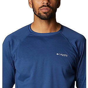 Columbia Men's PFG Zero Rules Ice Long Sleeve Shirt, Carbon, XX-Large