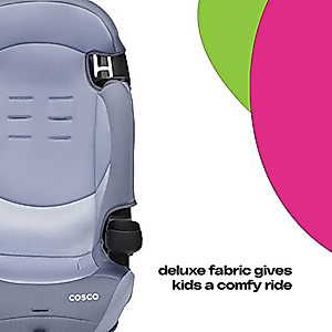 Cosco Finale DX 2-in-1 Booster Car Seat, Extended Use: Forward-Facing, Belt-Positioning Booster in Organic Waves