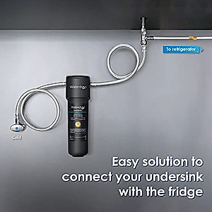 Waterdrop KITA Water Line Connection Kit for WD-10/15/17UA Series, Connect Under Sink Water Filtration System to 𝐑𝐞𝐟𝐫𝐢𝐠𝐞𝐫𝐚𝐭𝐨𝐫 & 𝐈𝐜𝐞 𝐌𝐚𝐤𝐞𝐫