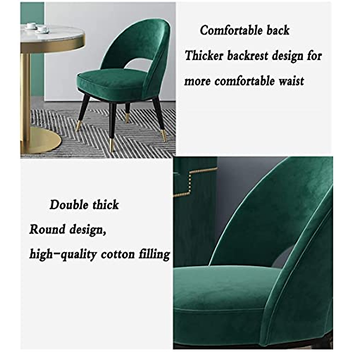 Office Business Hotel Lobby Dining Table Set, Office Meeting Room Small Conference Table Set, Reception Desk and Chair Set for Combination, 1 Table 4 Chairs Negotiating Table Office Leisure Marble Din