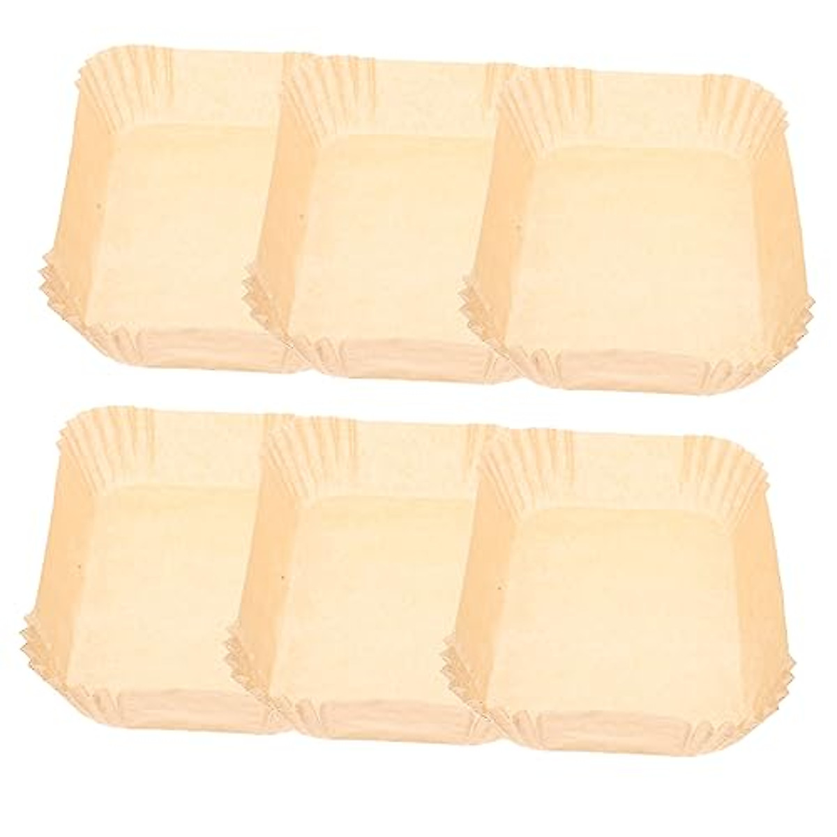 UPKOCH 100pcs Air Fryer Liner Disposable Underpads Round Parchment Paper Square Baking Pan Oven Baking Accessories Air Fryer Liner Trays Parchment Paper for Baking Air Fryer Accessories