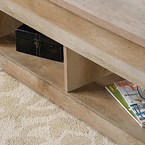 Sauder Cannery Bridge Lift Top Storage Coffe Table for Living Room, L: 43.15" x W: 19.45" x H: 19.02", Lintel Oak