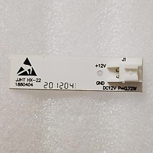 HUAYUWA Refrigerator LED Light Strip Board 1880404 Replacement DC 12V/0.72W Compatible with Hisense/Ronshen BCD-550WKK1FPGA Refrigerator Repair Parts Accessories
