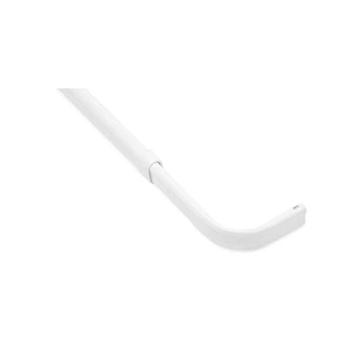 Room Essentials Single Curtain Rod, White, 48" to 84"