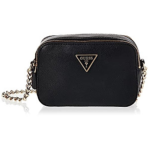 GUESS womens Noelle Crossbody Camera, Black, one size US
