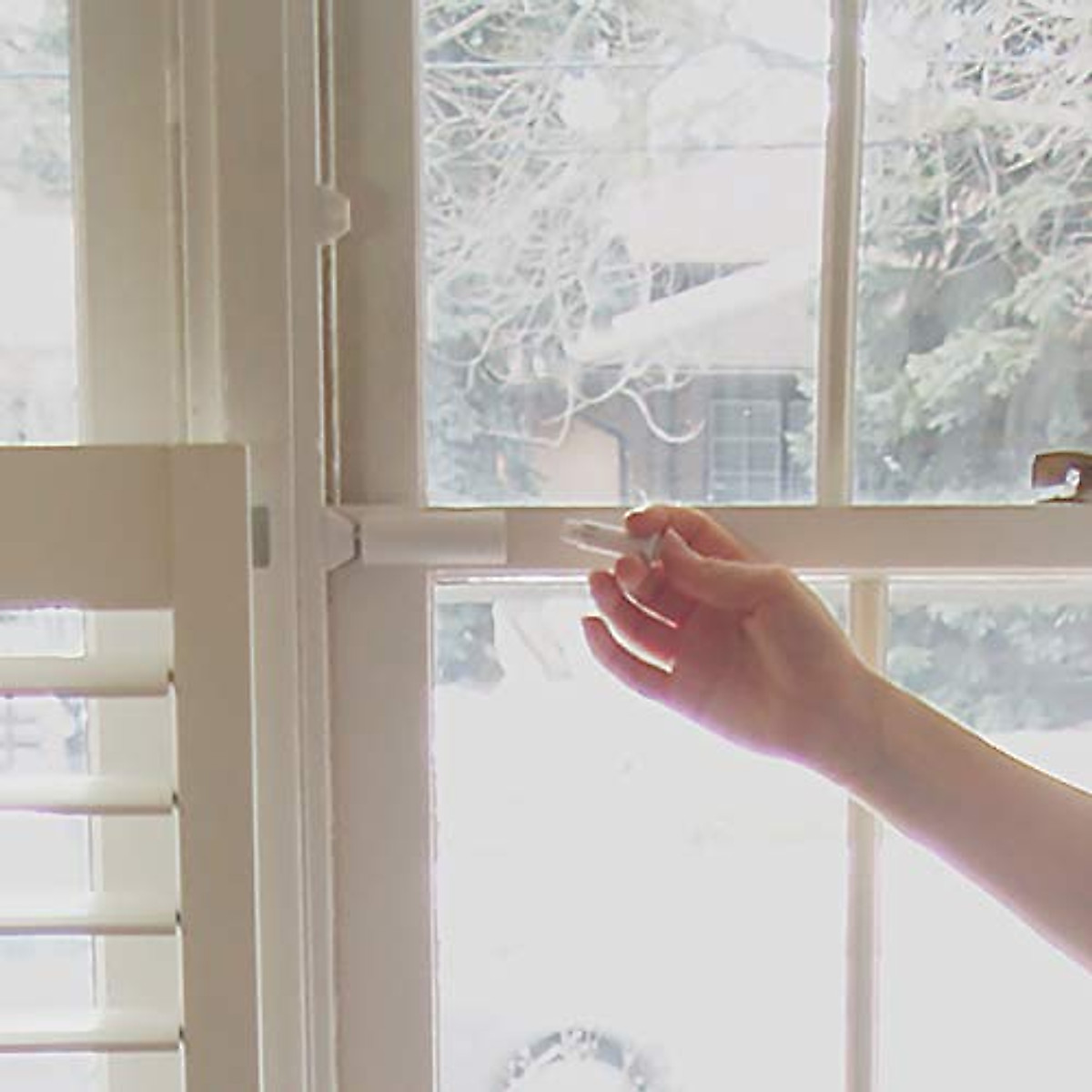 Cardinal Gates Window Guardian, White