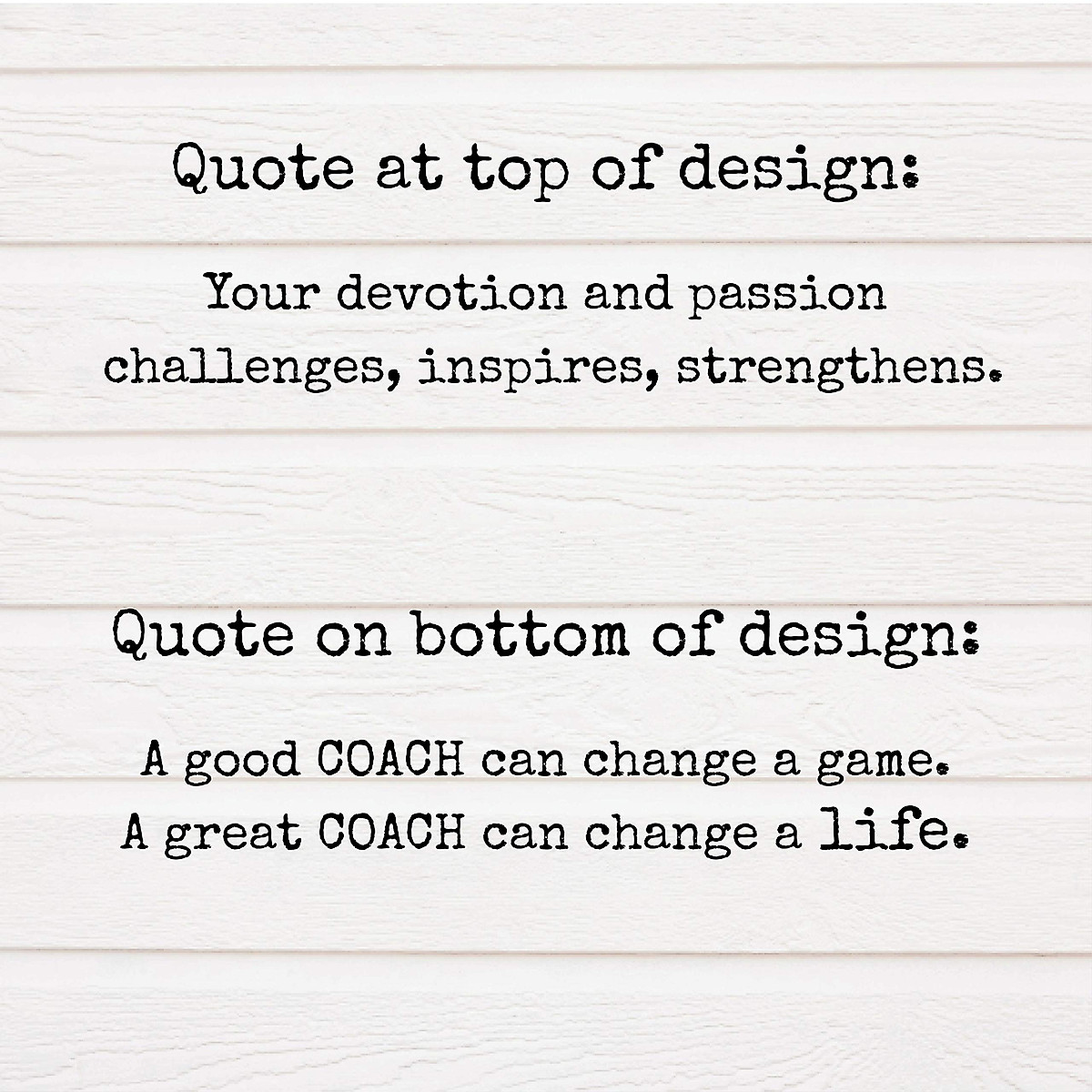 Thank You Swimming Lane Coach Gift, Ready to Frame, Gift for Man or Woman, Sign 8x10 Photo print, Quote, A good Coach can change a game, A Great coach can change a Life