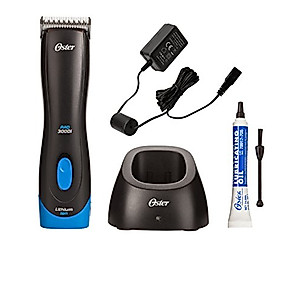 Oster Pro 3000i Cordless Pet Clippers with Size 40 CryogenX Blade (078003-050-000) for dogs,house-cats,horses