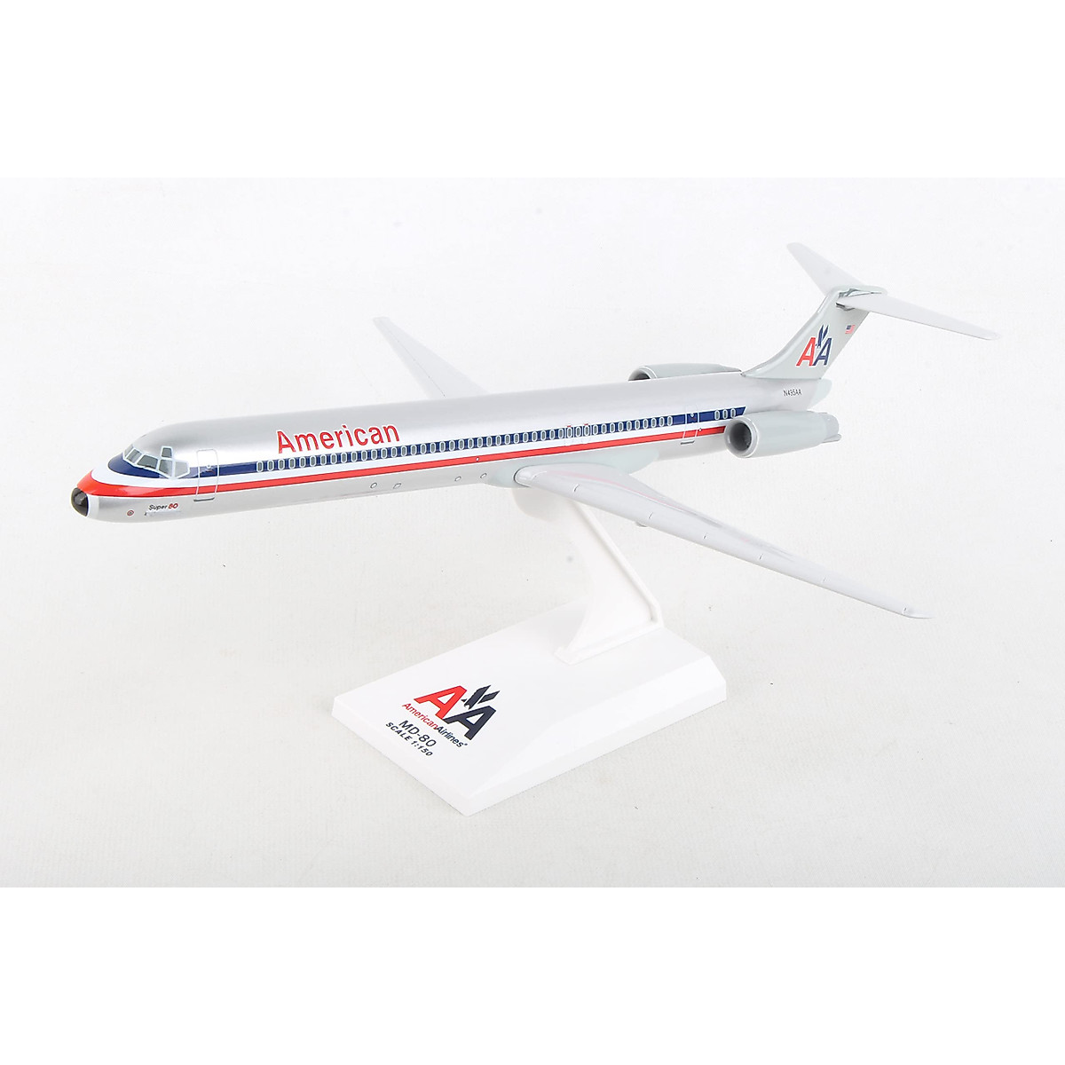 Daron Skymarks American Airlines MD-80 Old Livery Airplane Model Building Kit 1/150-Scale
