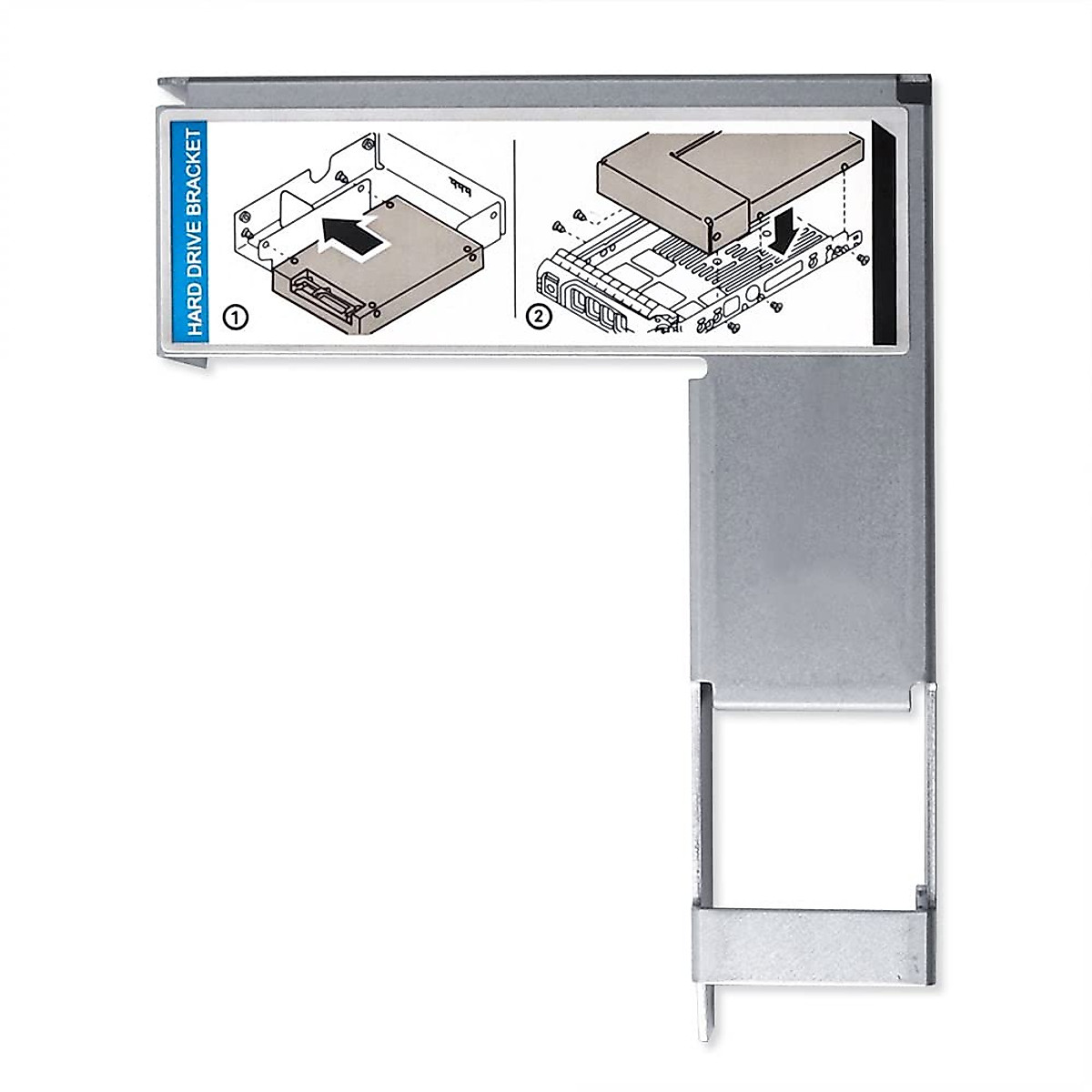 3.5" inch X7K8W 0X7K8W SAS SATA Hard Drive HDD Tray Caddy Compatible with Dell 14th Gen 14 G14 R640 R740 R740xd R840 R940 R440 R540 PowerEdge Server (1PCS 3.5" HDD Tray+2.5" Conversion Bracket)