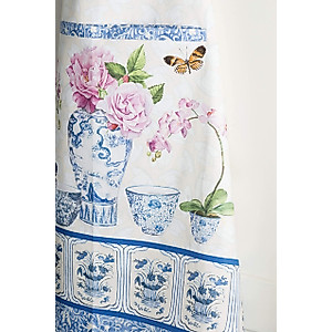 Maison d' Hermine Canton Bundle Set 100% Cotton Apron (27.50 Inch by 31.50 Inch) Set of 3 Kitchen Towels (20 Inch by 27.5 Inch) and Oven Mitt (7.5 Inch by 13 Inch)/Pot Holder (8 Inch by 8 Inch)