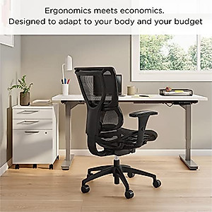 Union & Scale Flexfit 1500Tm Mesh Task Chair, Black, 2/Pack (Un28570-Ccvs)