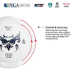 Yikun Disc Golf Disc Drivers Maximum Distance Golf Discs Speed Disc Golf Fairway Driver 165-170g for Outdoor Games Disc Golf Discs Beginners