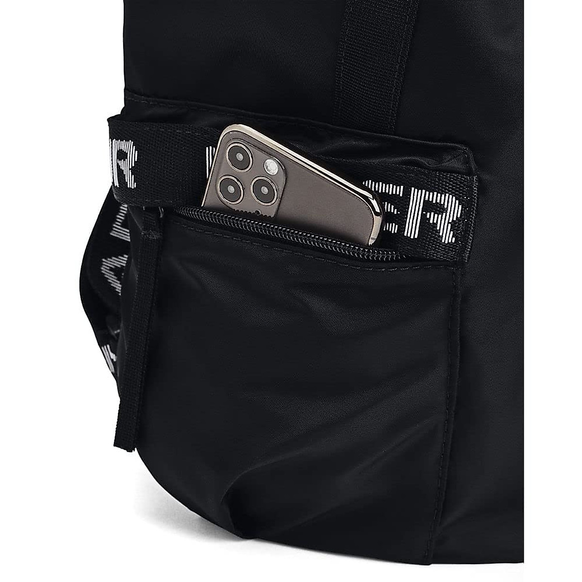 Under Armour womens Favorite Backpack , Black (001)/White , One Size Fits Most