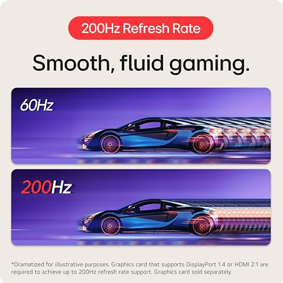 LG 45GR65DC-B Ultragear Curved Gaming Monitor 45-Inch 32:9 QHD 200Hz 1ms UltraWide Display AMD FreeSync Premium Pro VESA DisplayHDR 600 HDMI 2.1 x2 DP UBS x3 Tilt/Height/Swivel Stand - Black