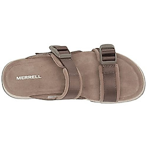 Merrell Women's Alpine Cush Slide Wedge Sandal, Brindle, 7