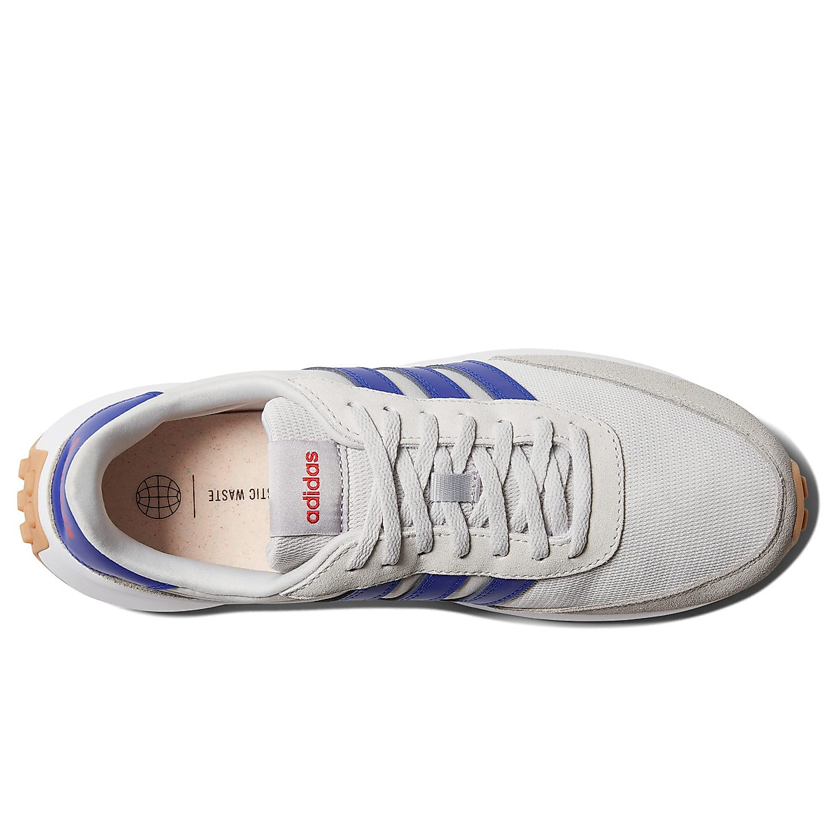 adidas Run 70s Grey/Lucid Blue/Better Scarlet 9.5 D (M)