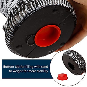 Glintoper 2 Pack Plastic Fake Owl Bird Scarecrow Horned Decoy, Bird Deterrents Scary Birds Away, Nature Enemy Pest Repellent for Outdoor Garden Yard Protectors