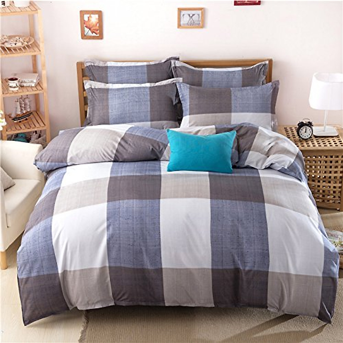 UOZZI BEDDING 3 Pieces Duvet Cover Set 04