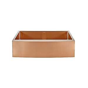 Swiss Madison Well Made Forever SM-KS758RG Farmhouse Kitchen Sink, Rose Gold