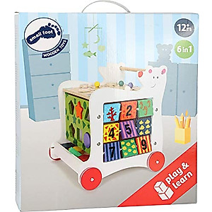 Small Foot Wooden Toys - Wooden Baby Bear Walker