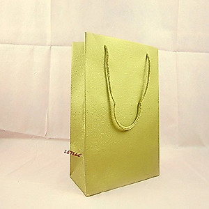 Heavy Duty Gift Bag Paper Cardboard Red Gold Silver Christmas Gift Clothing Wedding Kids Party Medium 10" x 8.5" x 4" (L x W x D) (3 Pack)