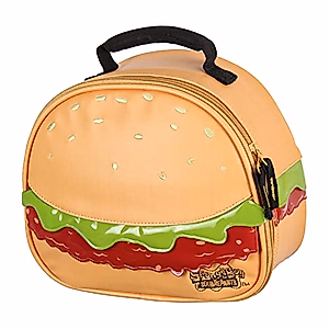 INTIMO Nickelodeon SpongeBob SquarePants Krabby Patty Single Compartment Lunch Box Bag