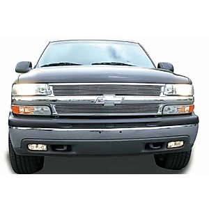 2000-2006 Suburban, Tahoe, 99-02 Silverado Billet Grille, Polished, 2 Pc, Insert - PN #20075