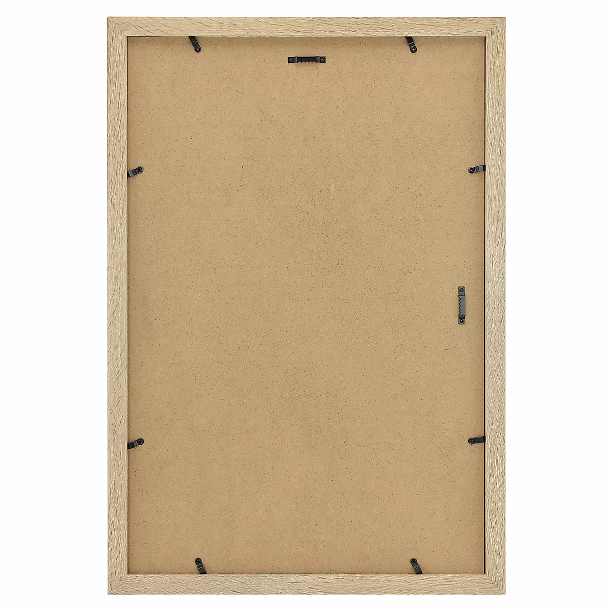 MCS Studio Gallery 16x24 Poster Frame Natural Woodgrain, Vertical & Horizontal Wall Hanging Large Picture Frame for Photos, Posters & Art Prints (1-Pack)