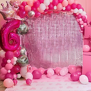 4 Packs Disco Foil Curtain, Silver Metallic Backdrop for Birthday, Bachelorette Party, 70s 80s 90s Theme Disco Party Decorations Supplies