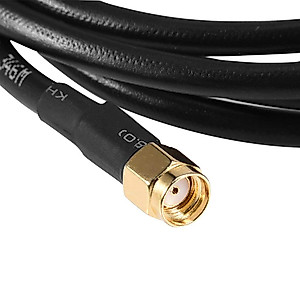 Yoidesu Directional Yagi Antenna 25dBi 2.4GHz Antenna with RP-SMA Connector 2M Cable for Network Router Reapter USB Adapter IP Camera