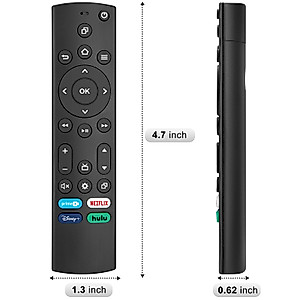 Replacement Remote for All Insignia/Toshiba/Pioneer Smart TVs Compatible with Fire Smart TV