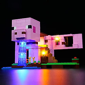 LMTIC Lighting Kit for Lego The Pig House 21170 Toy Light Set Compatible with Lego 21170(NOT Included The Lego Sets)
