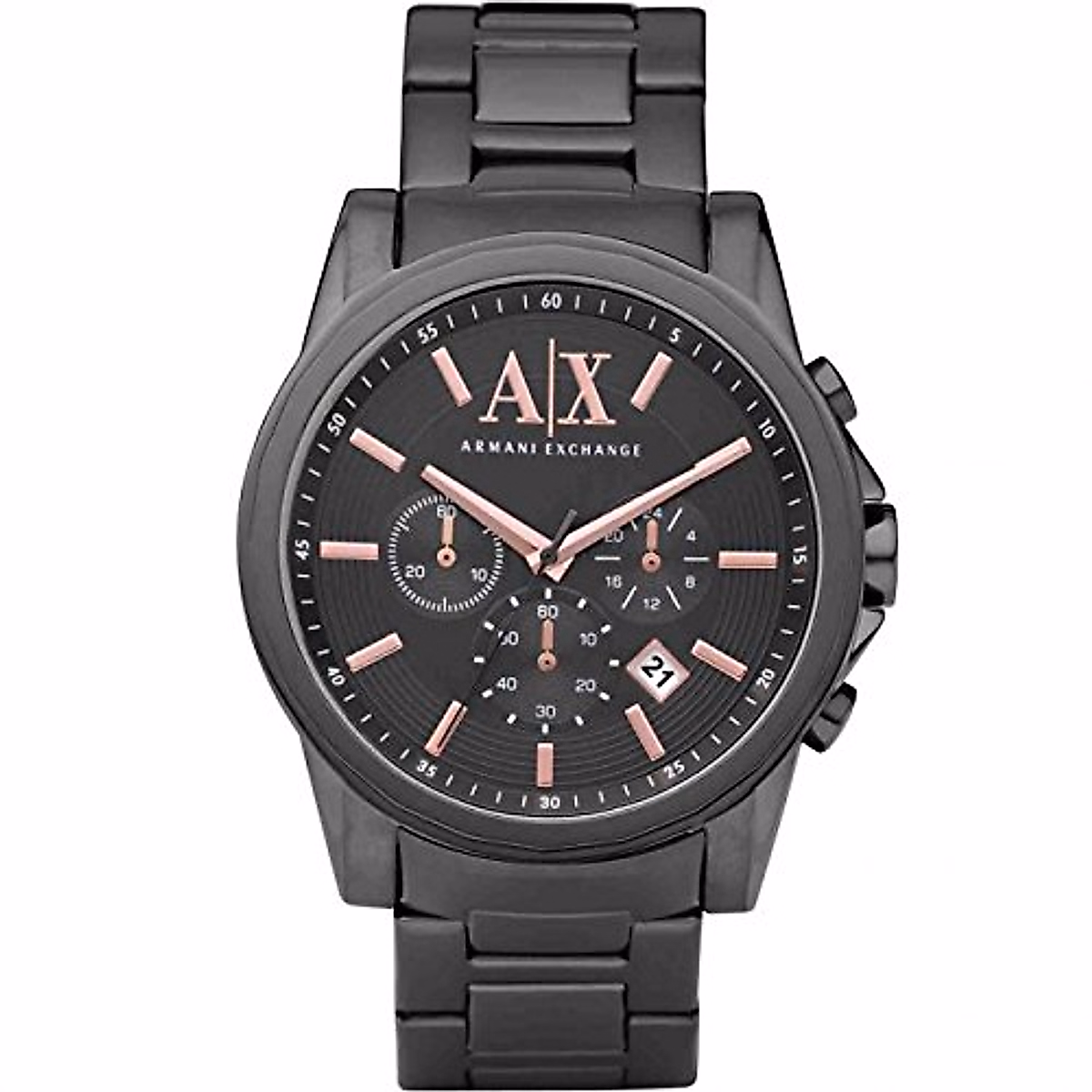 Armani Exchange Men's Grey IP Plated Stainless Steel Watch AX2086
