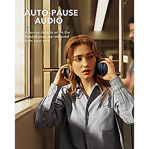 Soundcore by Anker Life Q35 Multi Mode Active Noise Cancelling Headphones, Bluetooth Headphones with LDAC for Hi Res Wireless Audio, 40H Playtime, Comfortable Fit, Clear Calls, for Home, Work(Renewed)