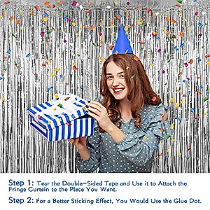 Birthday Decorations Men Happy Birthday Balloons for Women Blue and Gold Bday Party Suppliers with Rain Curtains Girls Boys suit for Age 13th 16th, 18th, 21st, 30th, 40th, 50th, 60th Birthday Decor